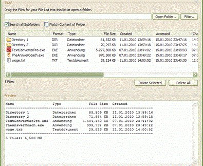 Filelist Creator İndir - Dosya Listesi Hazırlama Programı